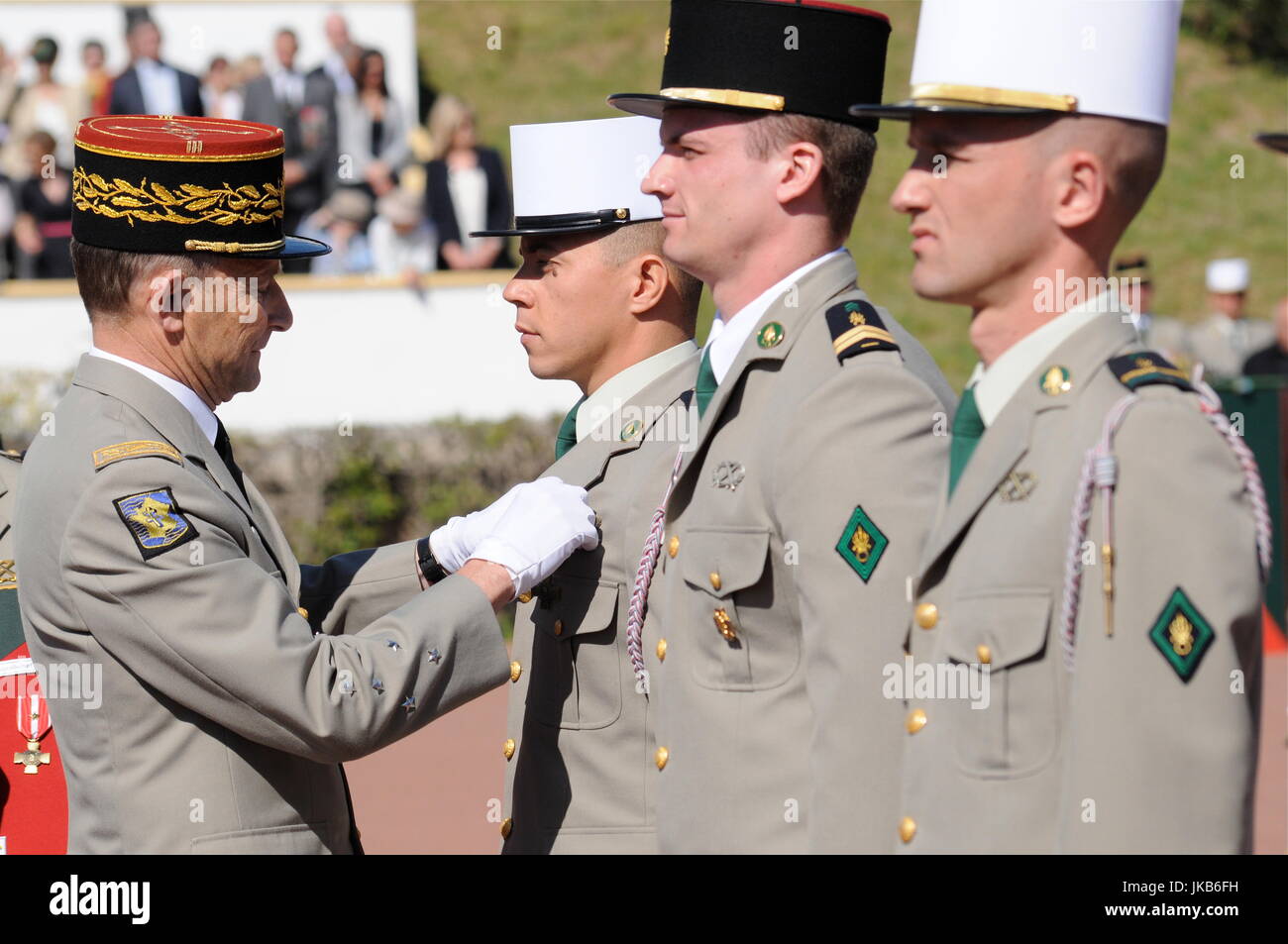 File pictures of General Pierre de Villliers stepped down on July 19 ...