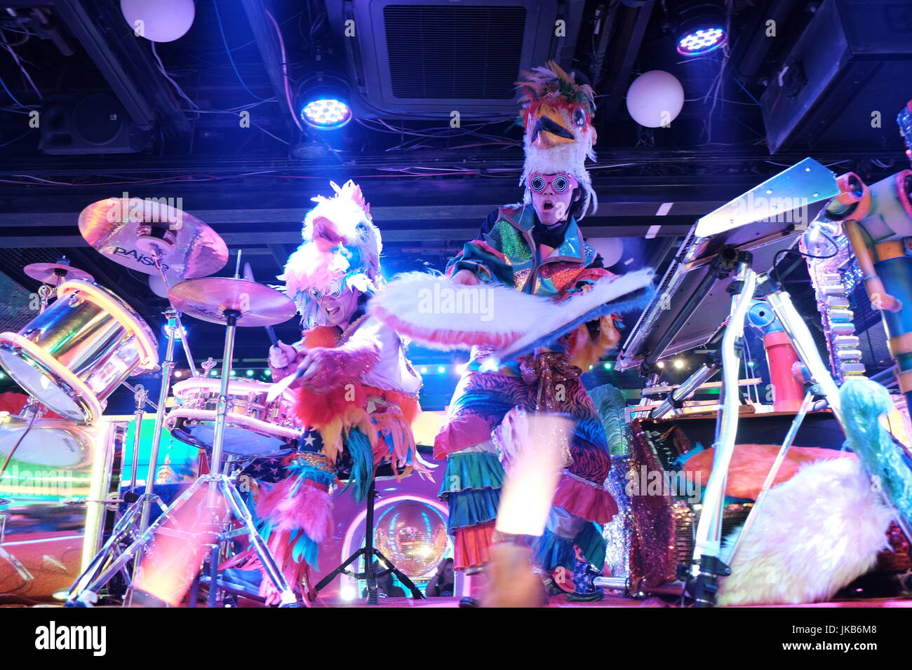 Psychedelic Japanese party show Stock Photo - Alamy