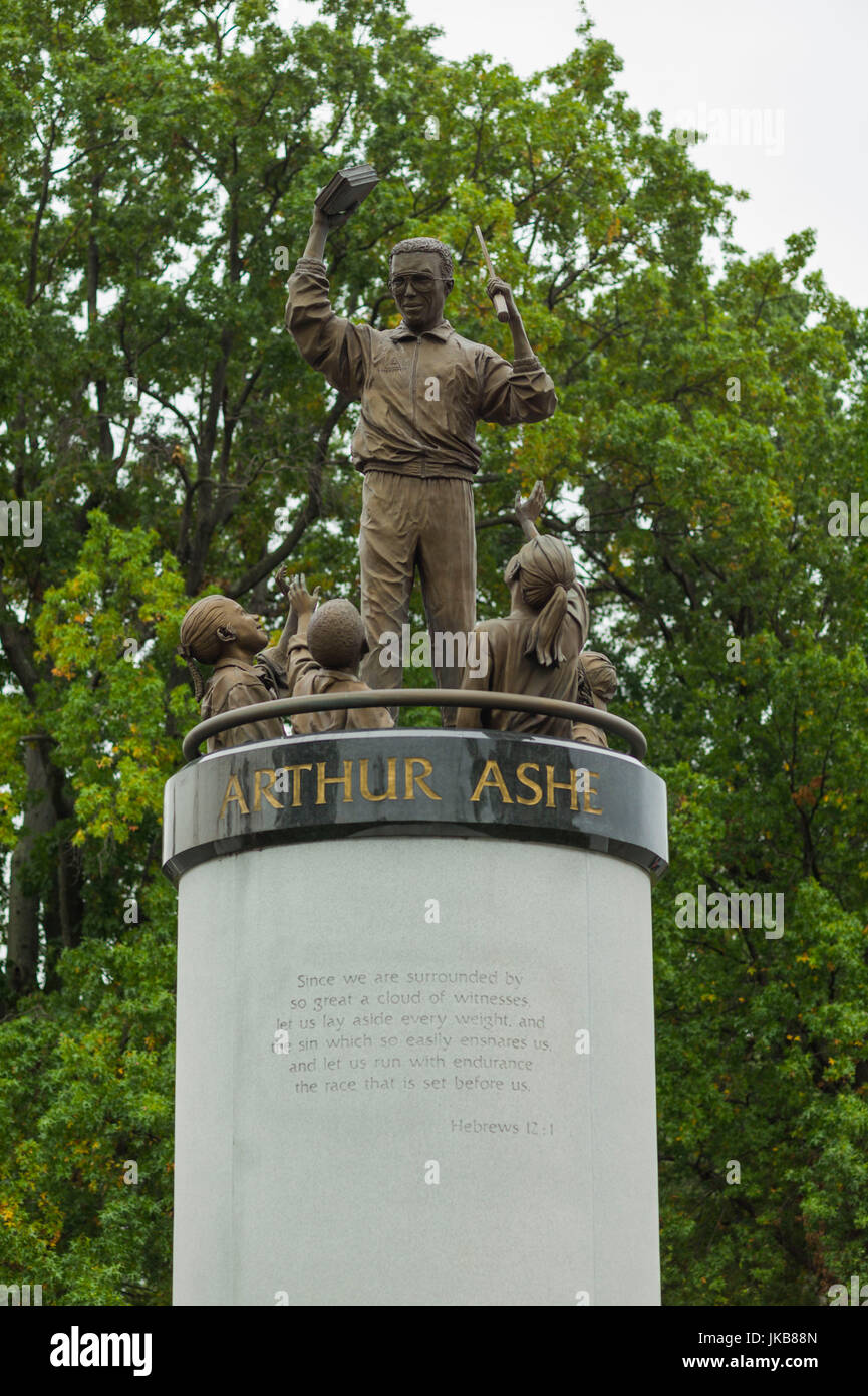 Arthur ashe statue hi-res stock photography and images - Alamy