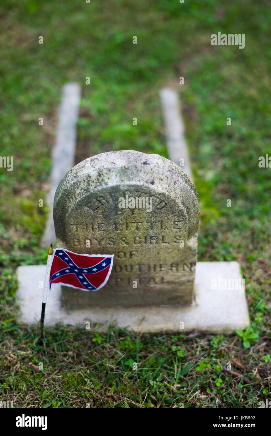 USA, Virginia, Richmond, Hollywood Cemetery, graves of Confederate ...
