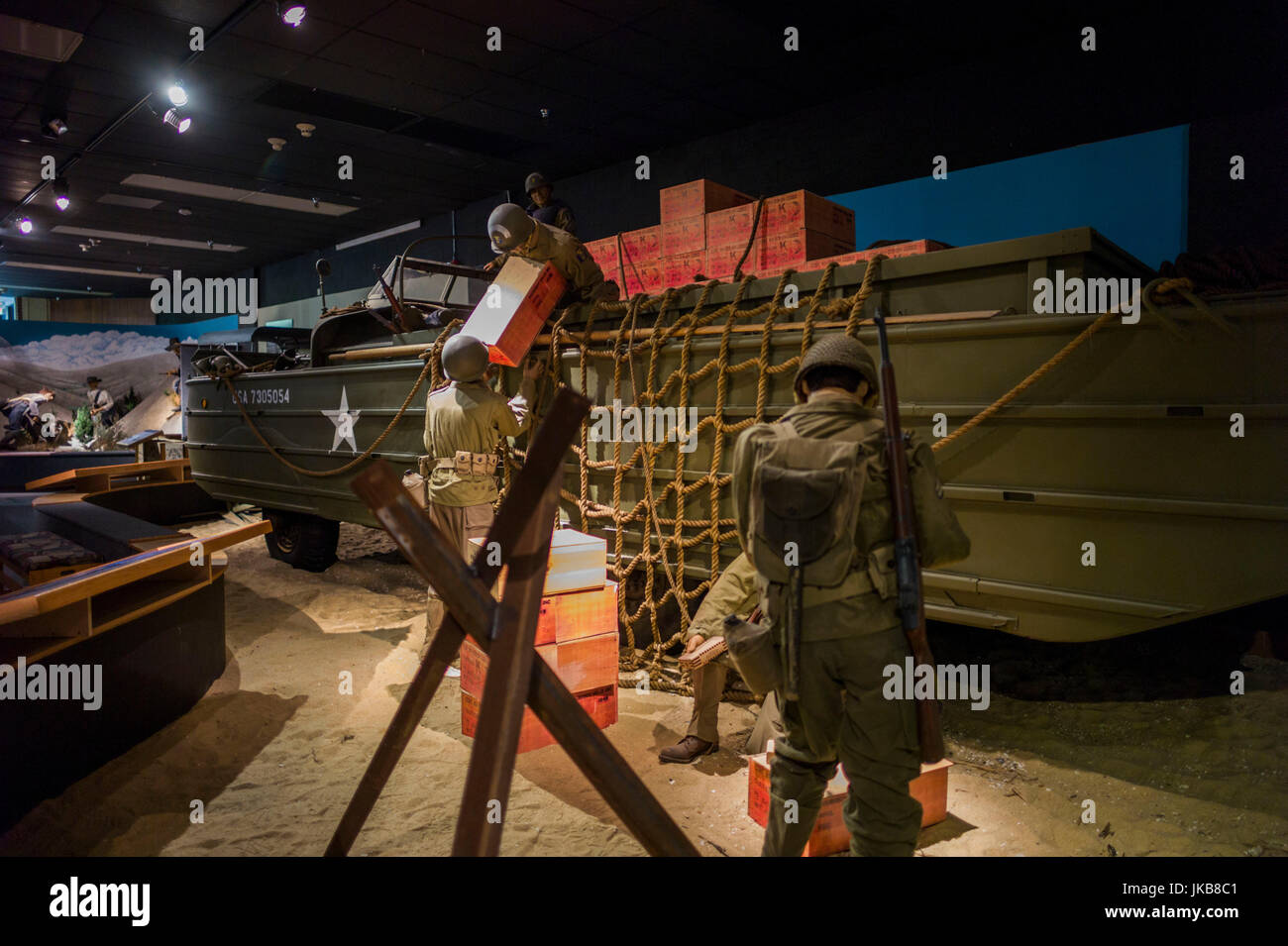 USA, Virginia, Fort Lee, US Army Quartermaster Corps Museum at Fort Lee ...