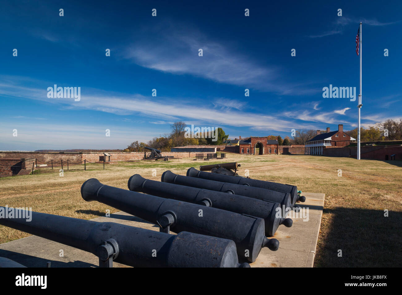 USA, Maryland, Fort Washington, Fort Washington Park, first fortress ...