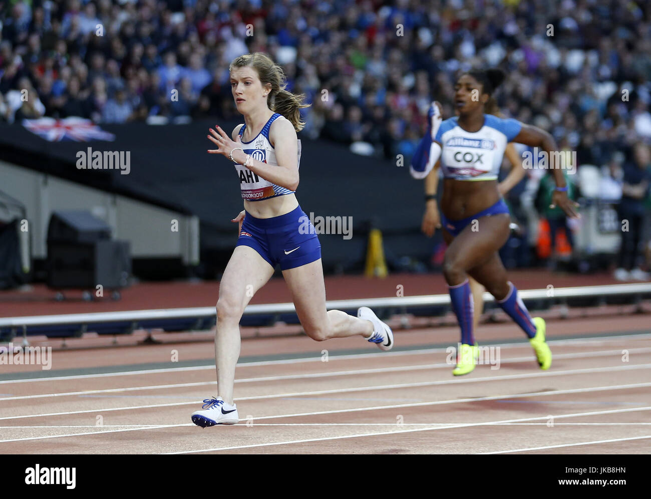 Great Britain's Sophie Hahn wins the 100m T38 Final ahead of second ...
