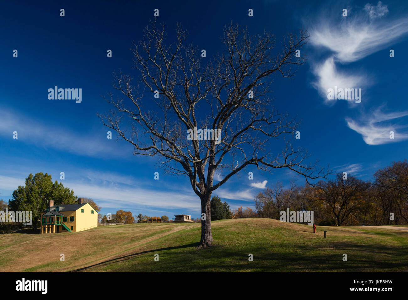 USA, Maryland, Fort Washington, Fort Washington Park, first fortress ...