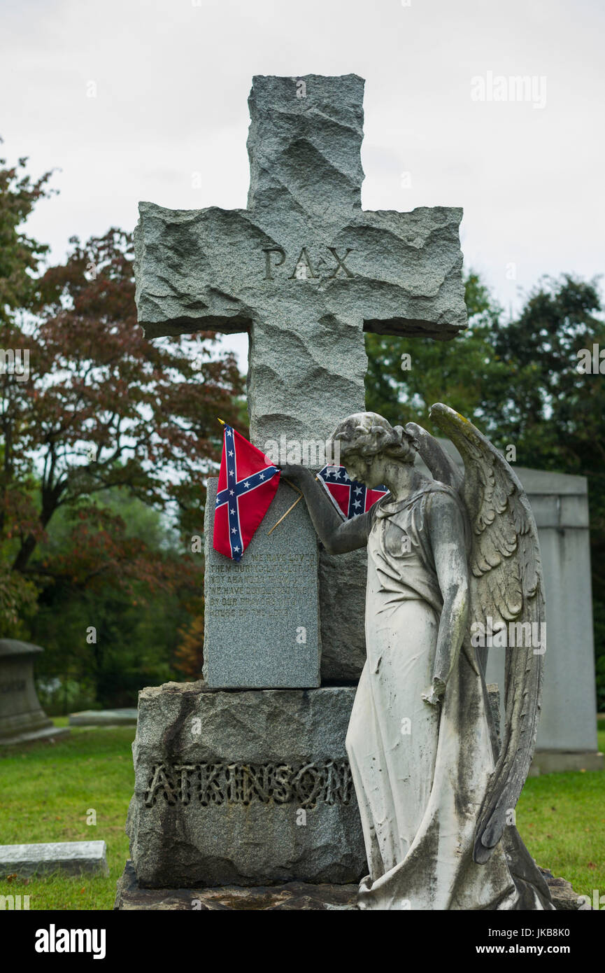 USA, Virginia, Richmond, Hollywood Cemetery, graves of Confederate ...