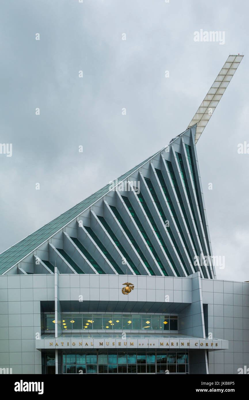 USA, Virginia, Triangle, National Museum of the Marine Corps, buildlng ...