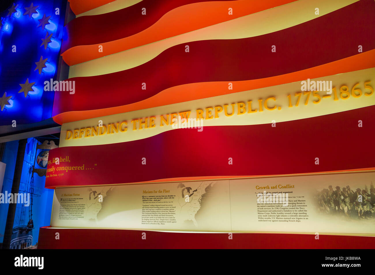 USA, Virginia, Triangle, National Museum of the Marine Corps, museum ...