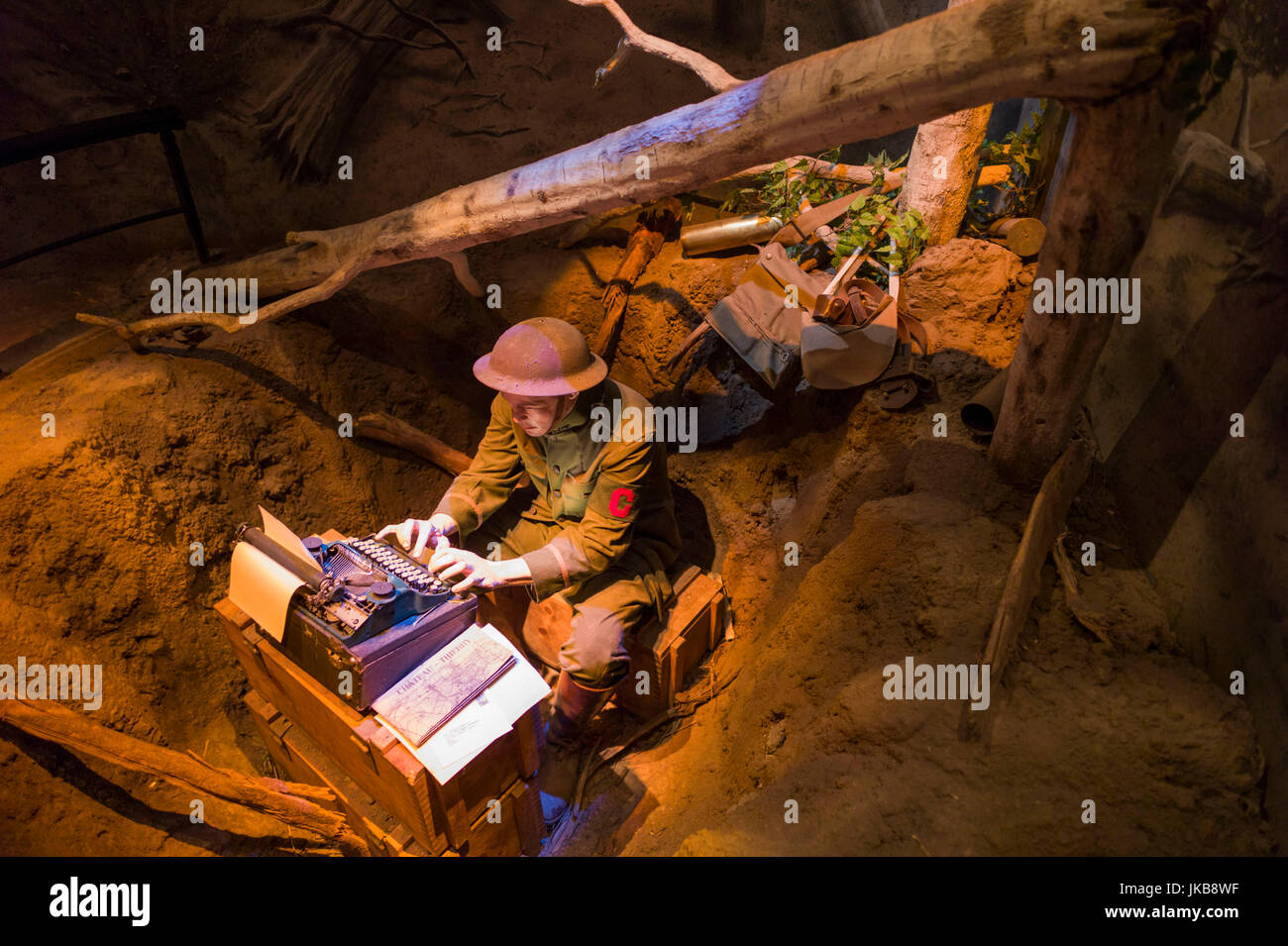 USA, Virginia, Triangle, National Museum of the Marine Corps, WW1-era ...
