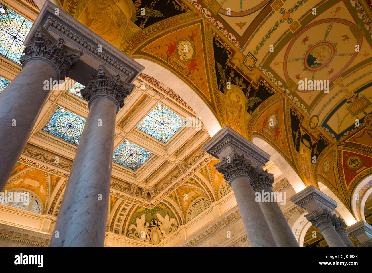 USA, Washington DC, US Library of Congress, interior Stock Photo - Alamy