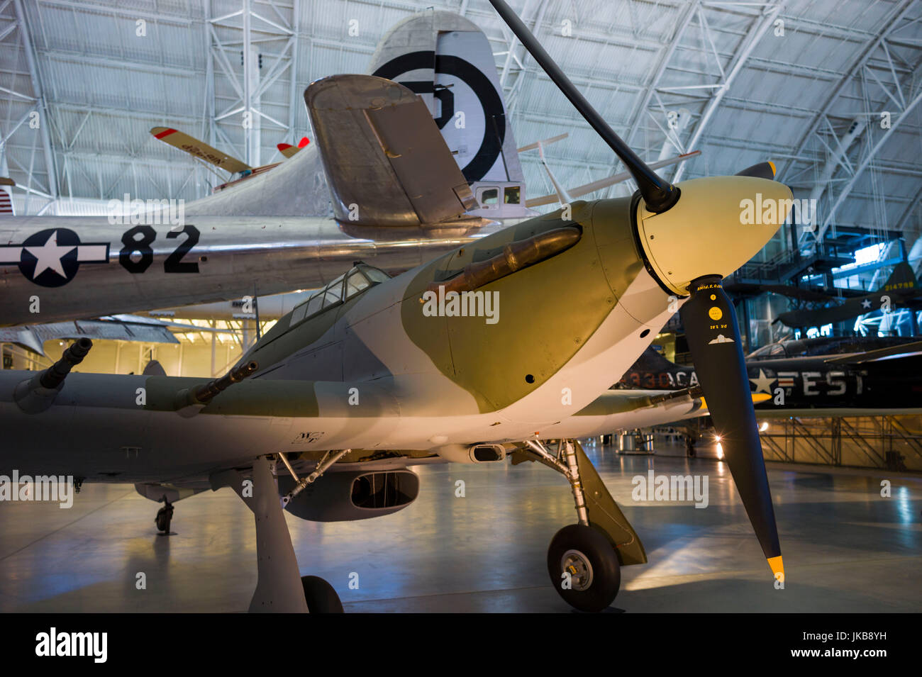 USA, Virginia, Herdon, National Air and Space Museum, Steven F. Udvar ...