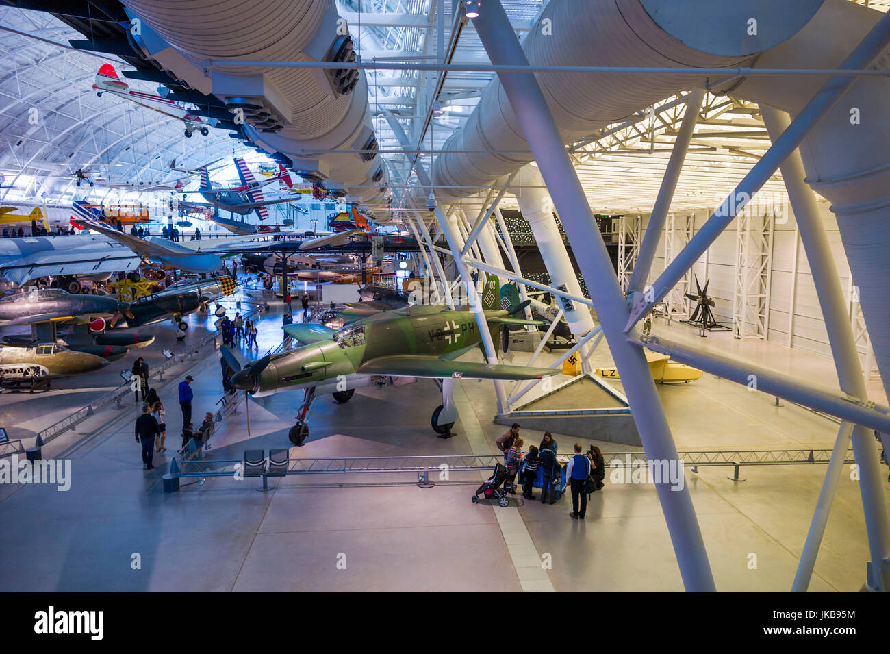 USA, Virginia, Herdon, National Air and Space Museum, Steven F. Udvar ...