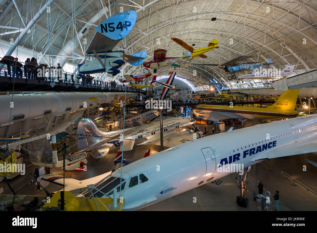 USA, Virginia, Herdon, National Air and Space Museum, Steven F. Udvar ...