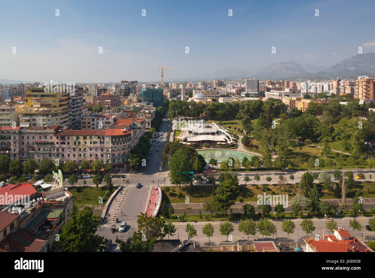 Elevated overview of rinia park taiwan restaurant complex regency ...