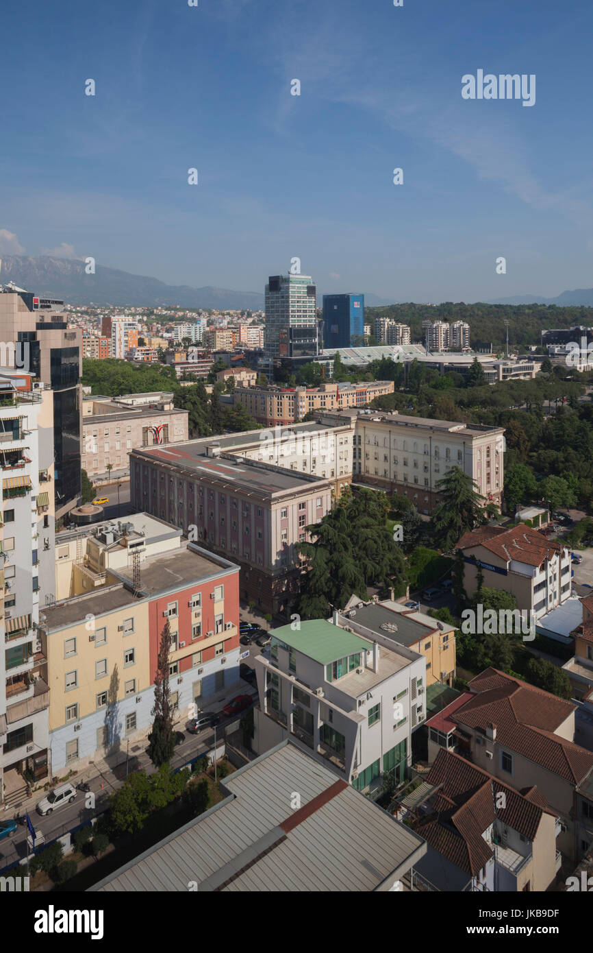 Albania, Tirana, Blloku area, formerly used by Communist party elite ...