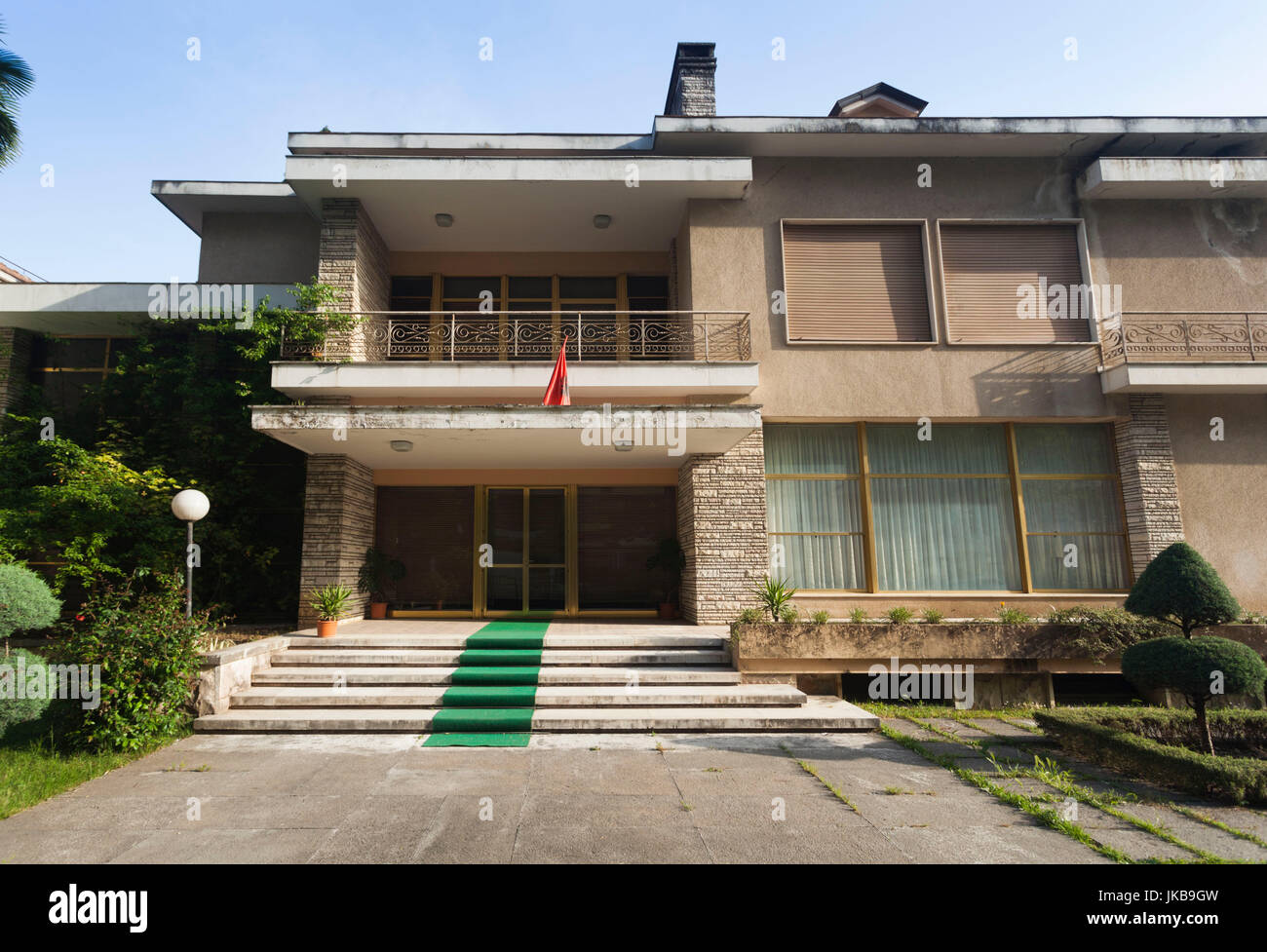 Albania, Tirana, Blloku area, formerly used by Communist party elite ...