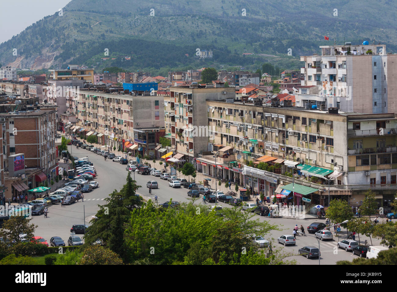 Elevated view of zogu 1 boulevard hi-res stock photography and images ...