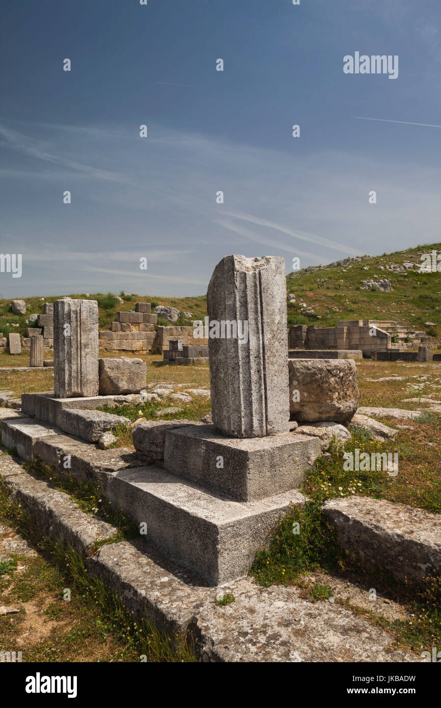 Albania ballsh ruins illyrian city hi-res stock photography and images ...