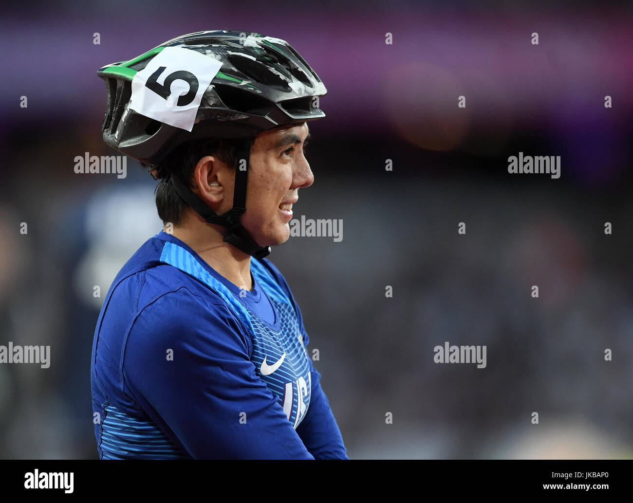 USA's Martin Raymond before the Men's 100m T52 Final during day nine of ...