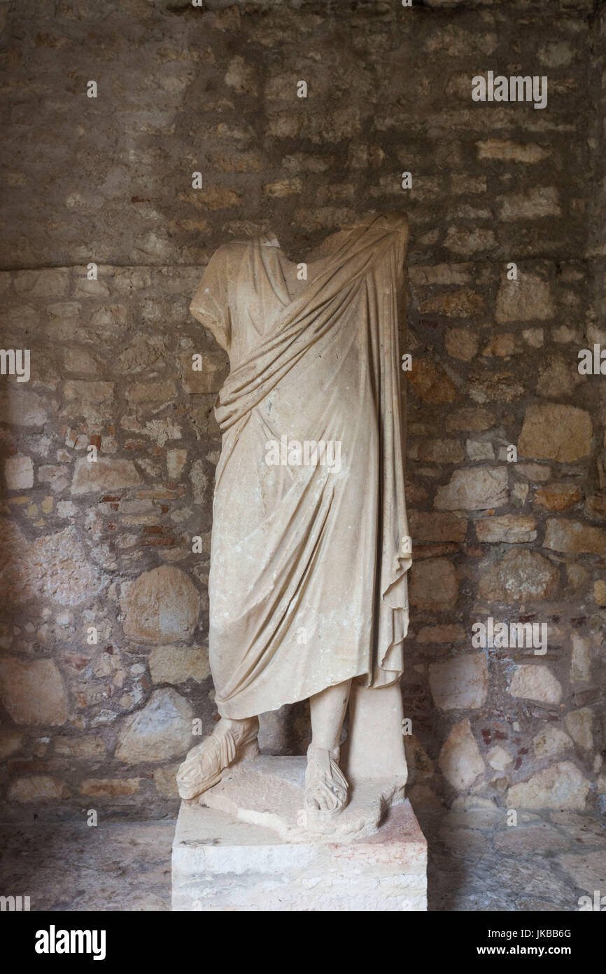 Albania, Albanian Riviera, Butrint, ruins of 6th century Greek city ...