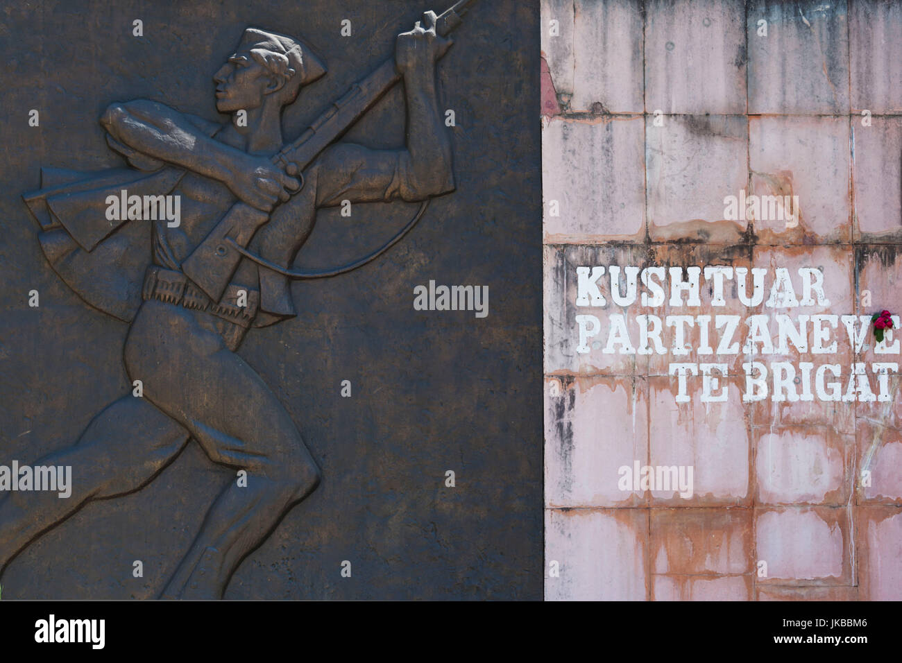 Albania, Permet, Partisan Monument Stock Photo - Alamy