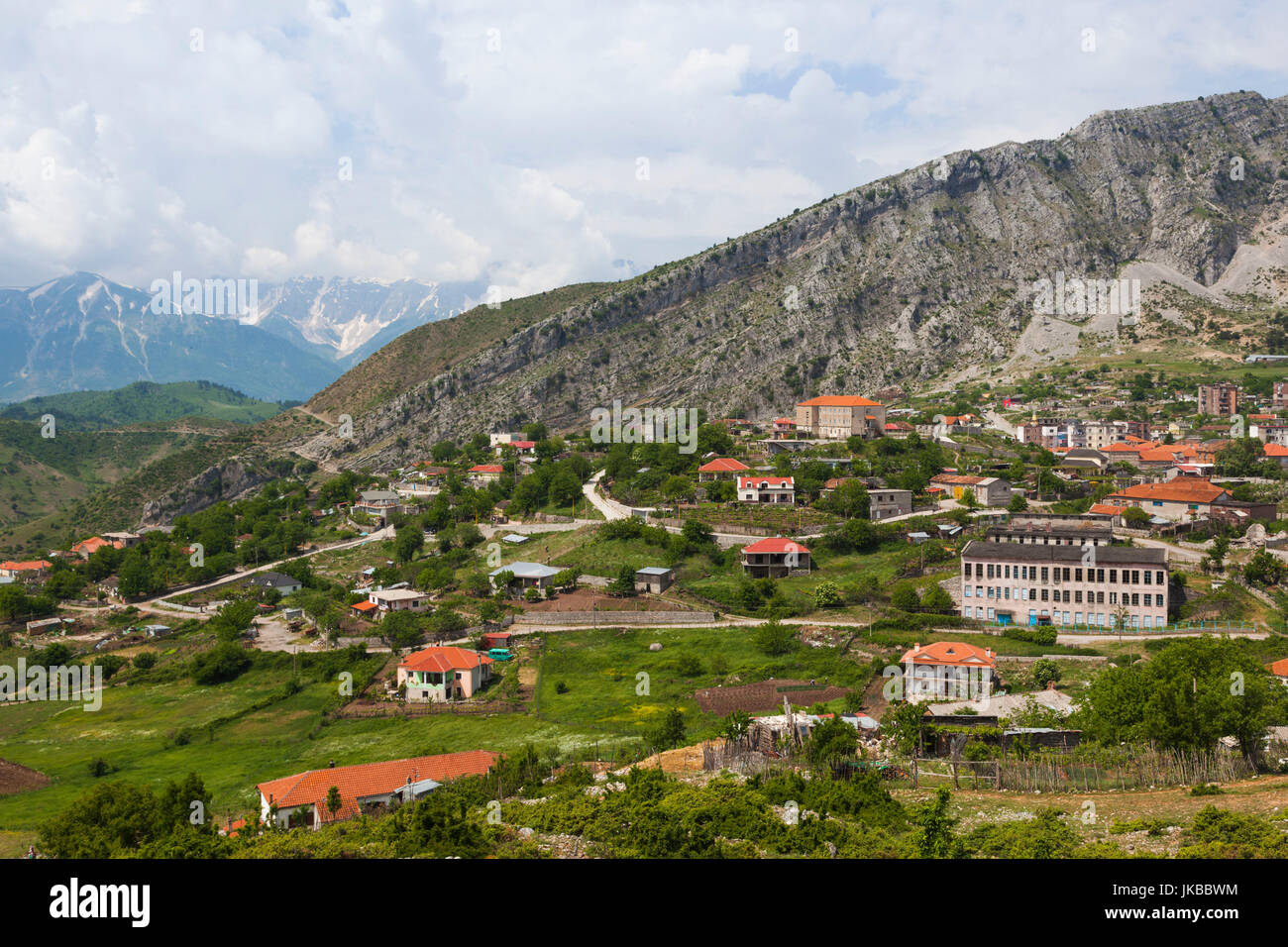 Albania, Leskovik, mountain town view Stock Photo - Alamy