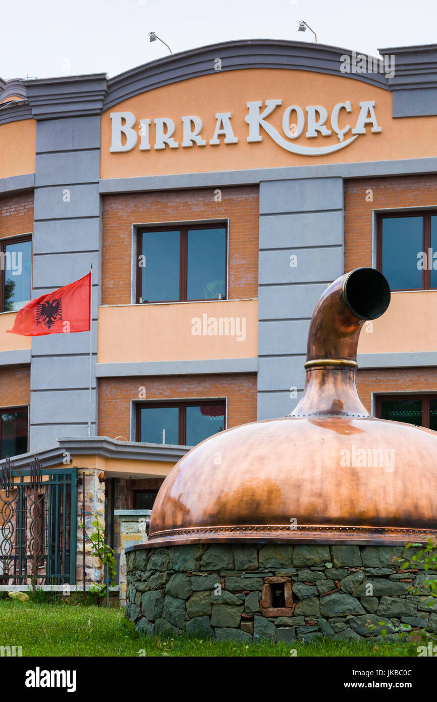 Albania, Korca, Birra Korca Brewery, most popular beer in Albania ...
