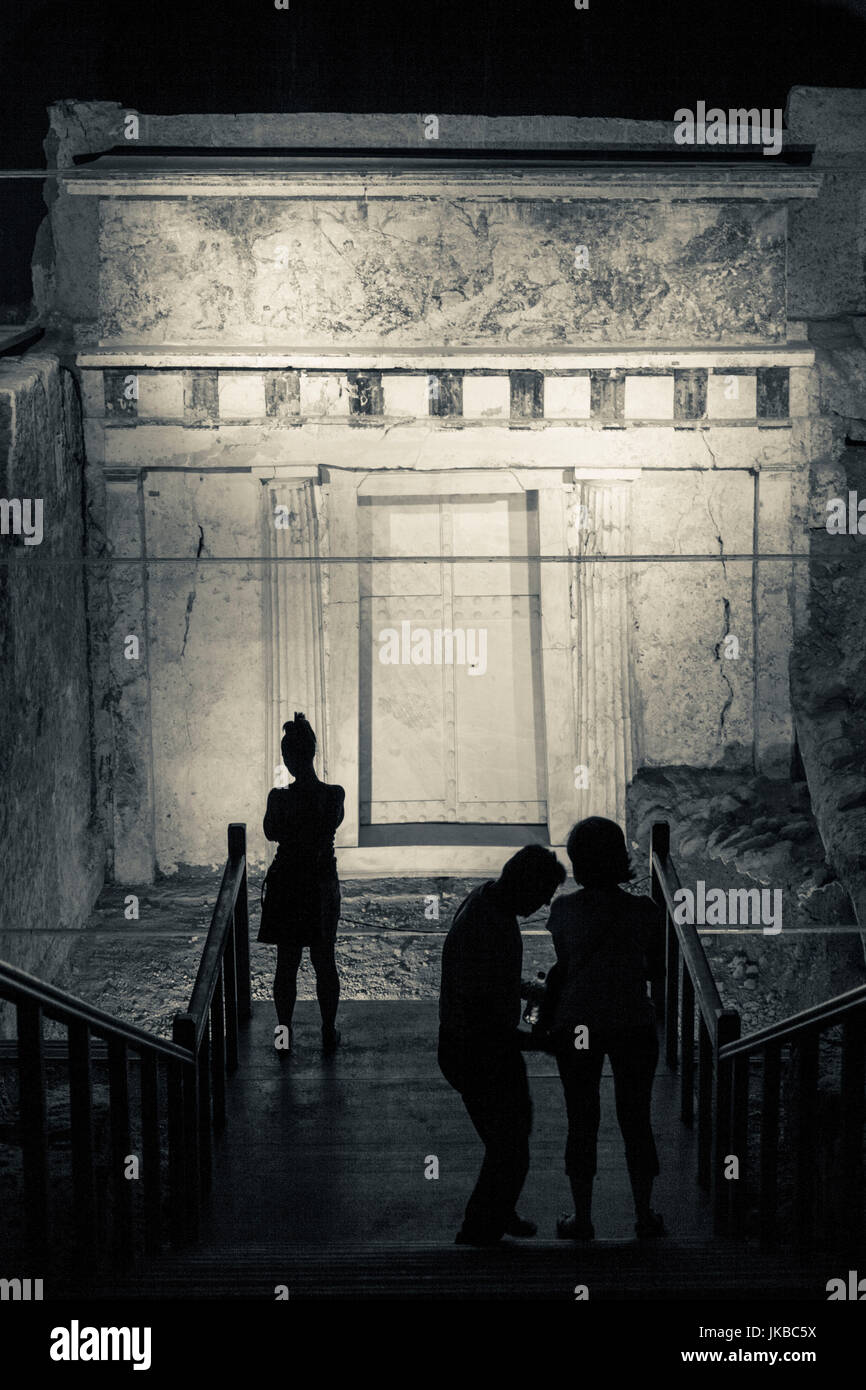 Greece, Central Macedonia Region, Vergina, Royal Tombs Museum ...