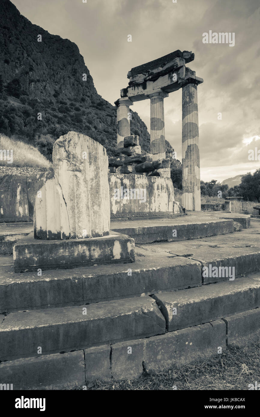 Greece, Central Greece Region, Delphi, Ancient Delphi, Sanctuary of ...