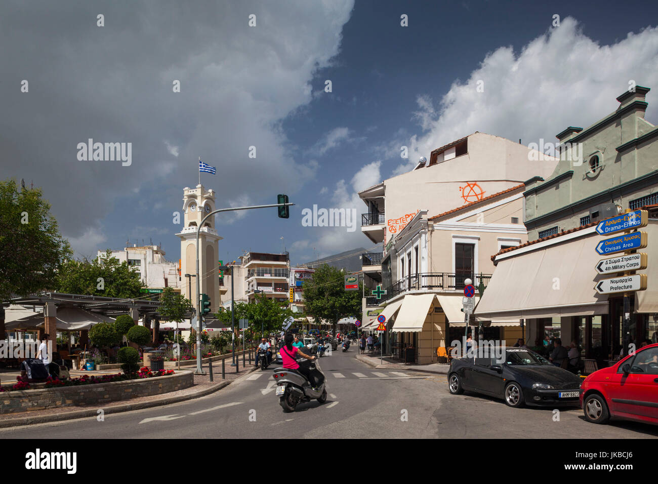 Central xanthi with clock tower hi-res stock photography and images - Alamy