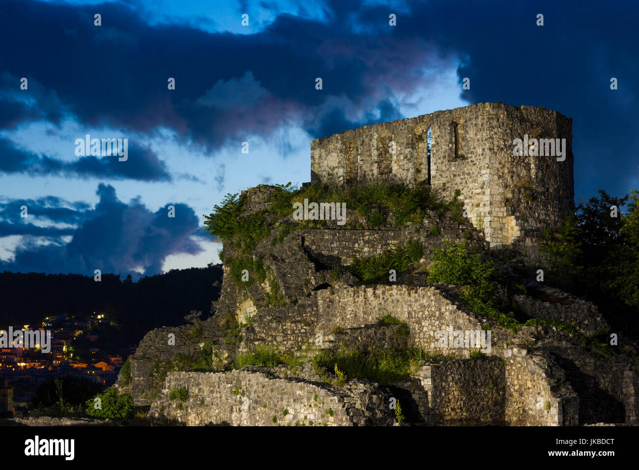 Greece, Epirus Region, Ioannina, Its-Kale Inner Citadel, citadel ruins ...