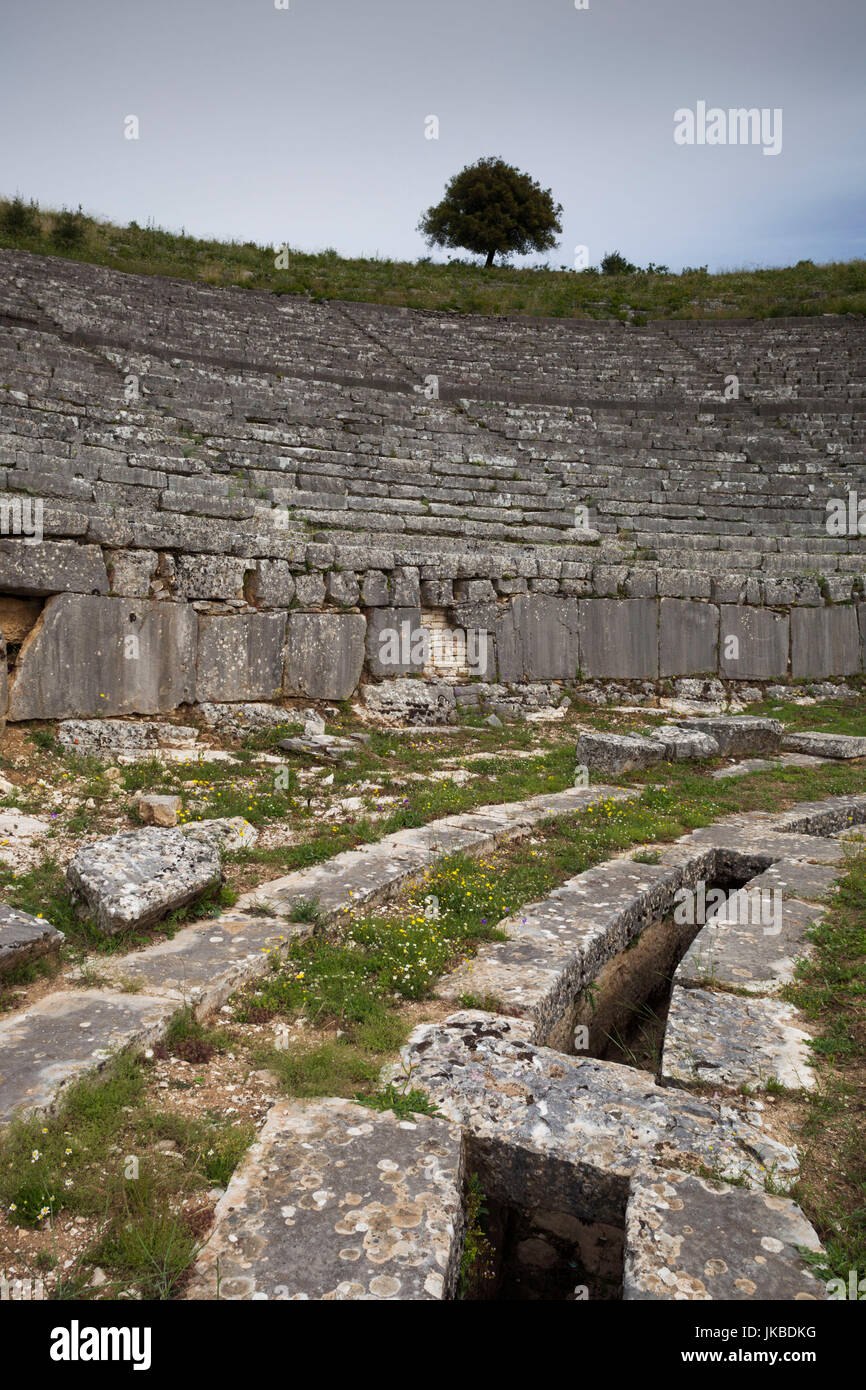 Greece, Epirus Region, Ioannina-area, Dodoni, Theater of Dodoni, built ...