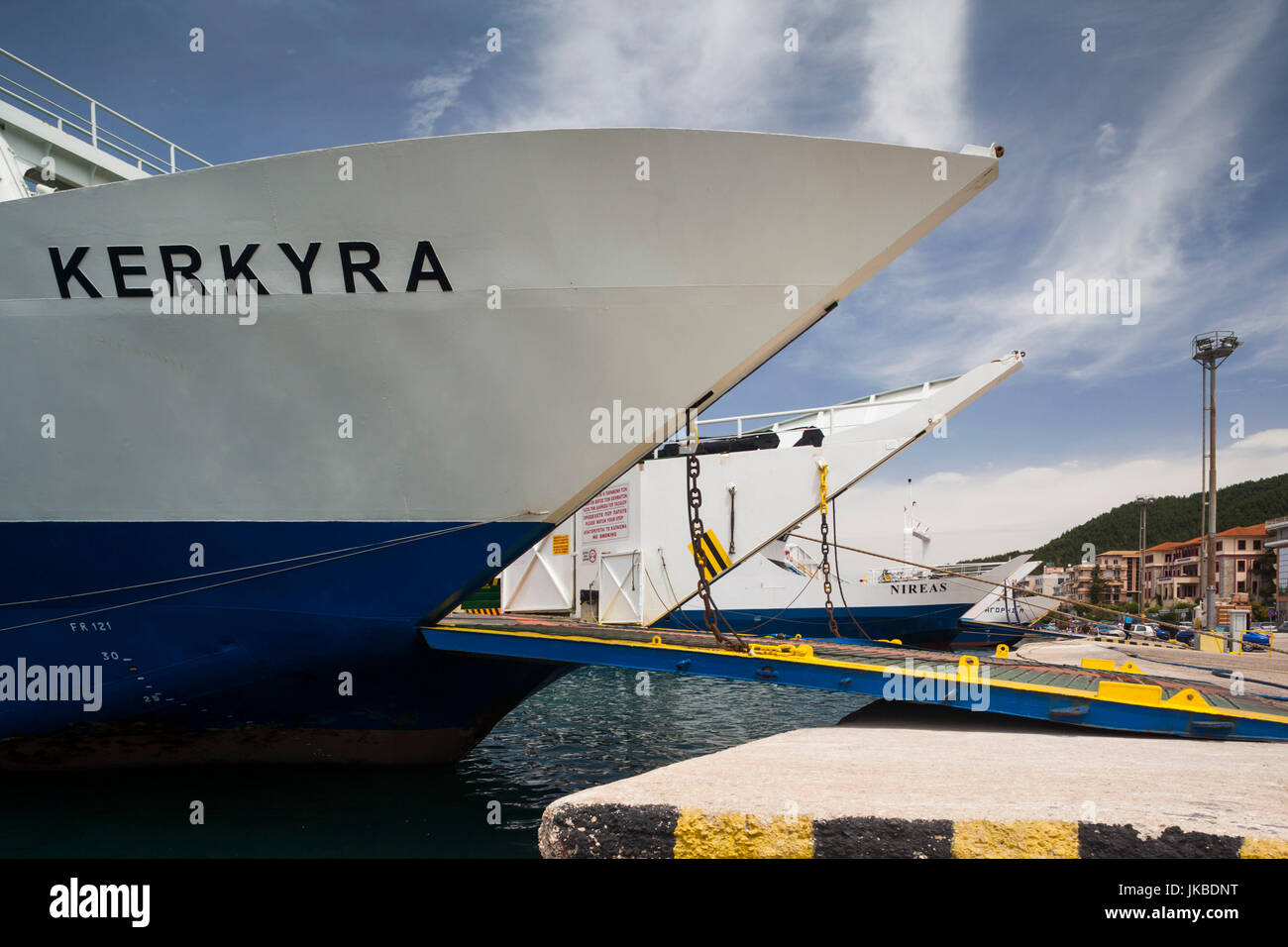 Greece, Epirus Region, Igoumenitsa, port on the Ionian Sea, ferries to ...