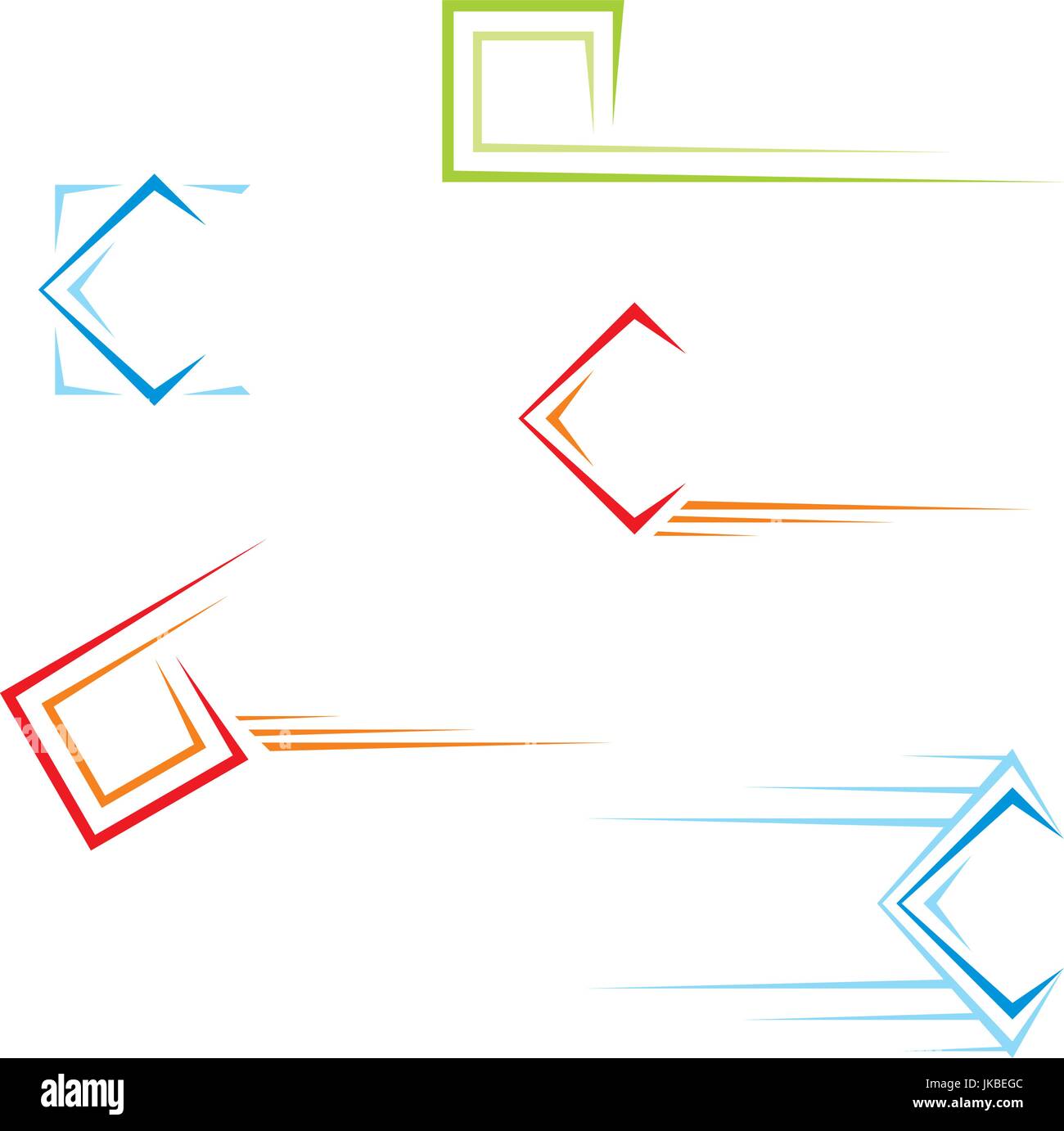 Squares logo Stock Vector Images - Alamy