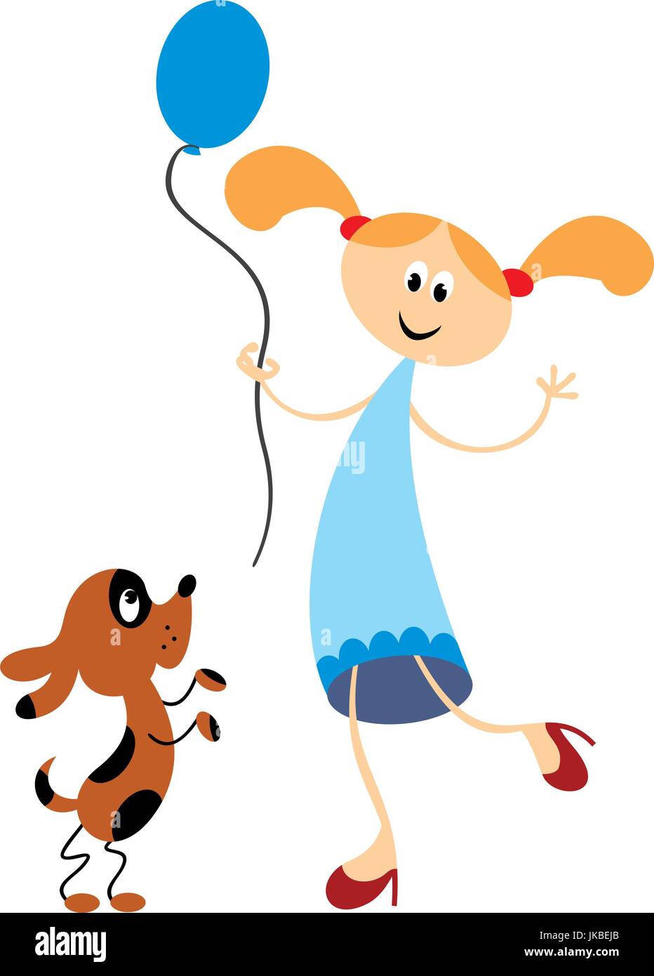 Puppy child Stock Vector Images - Alamy