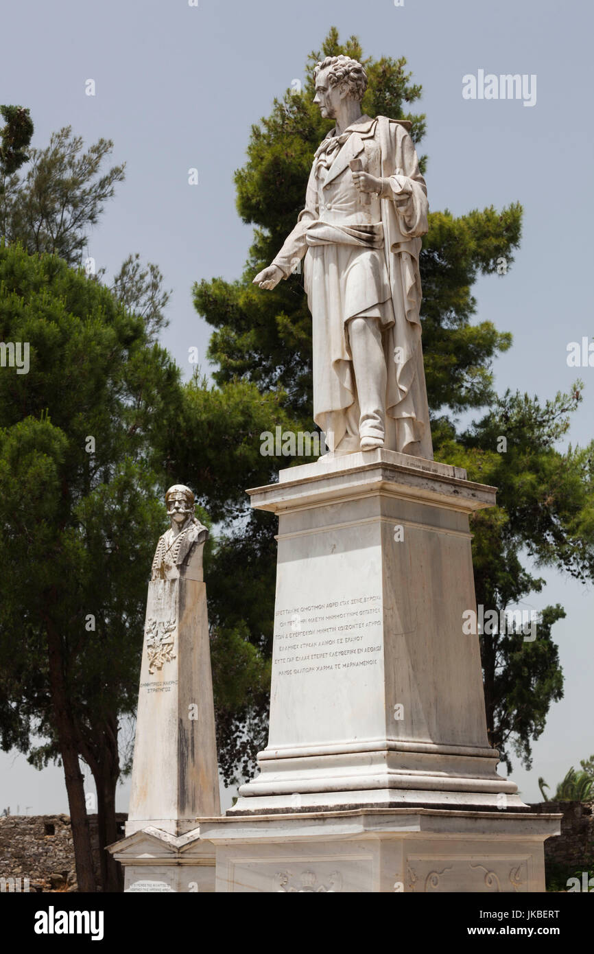 Statue lord byron greece hi-res stock photography and images - Alamy