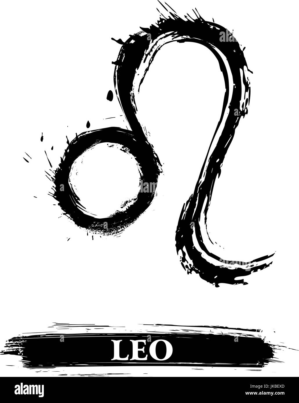 Zodiac leo Black and White Stock Photos & Images - Alamy