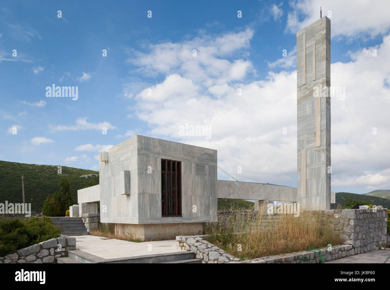 Greece, Central Greece Region, Distomo, war memorial to the town ...