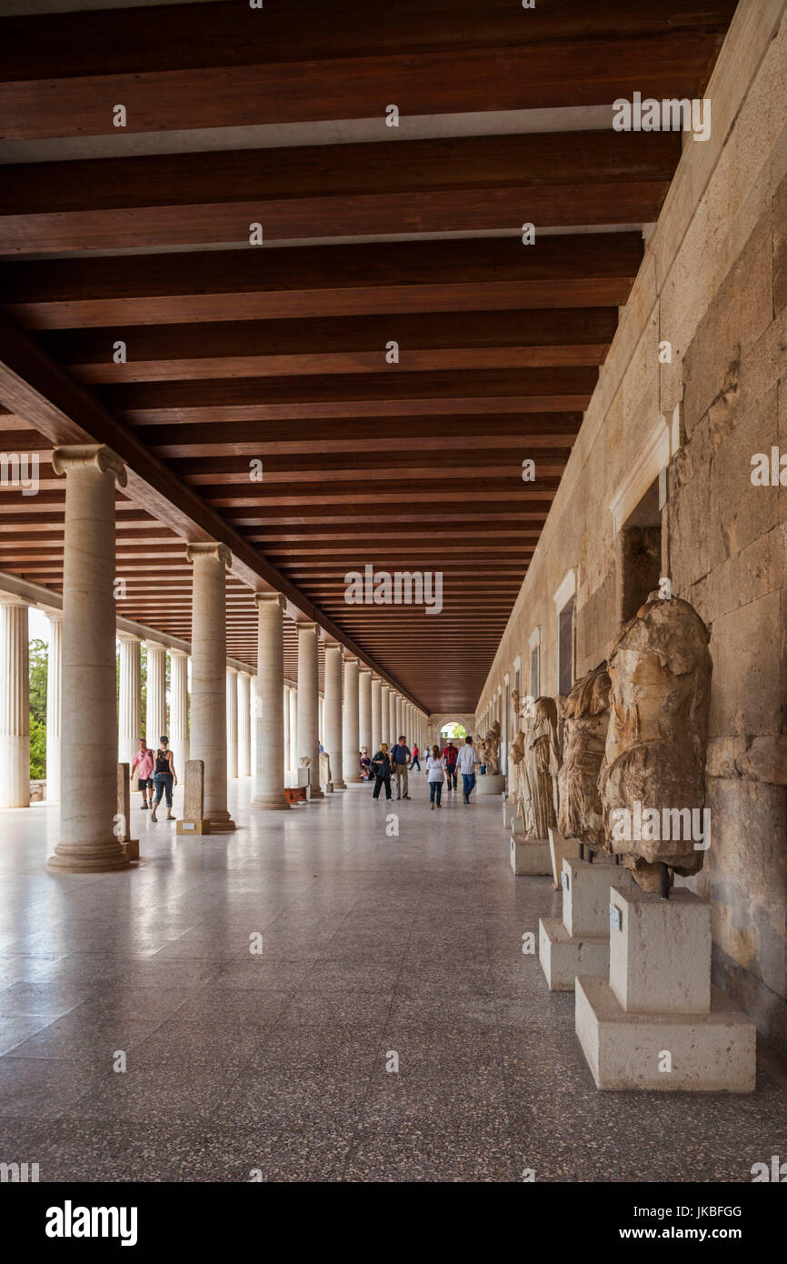 Stoa of attalos and agora museum hi-res stock photography and images ...