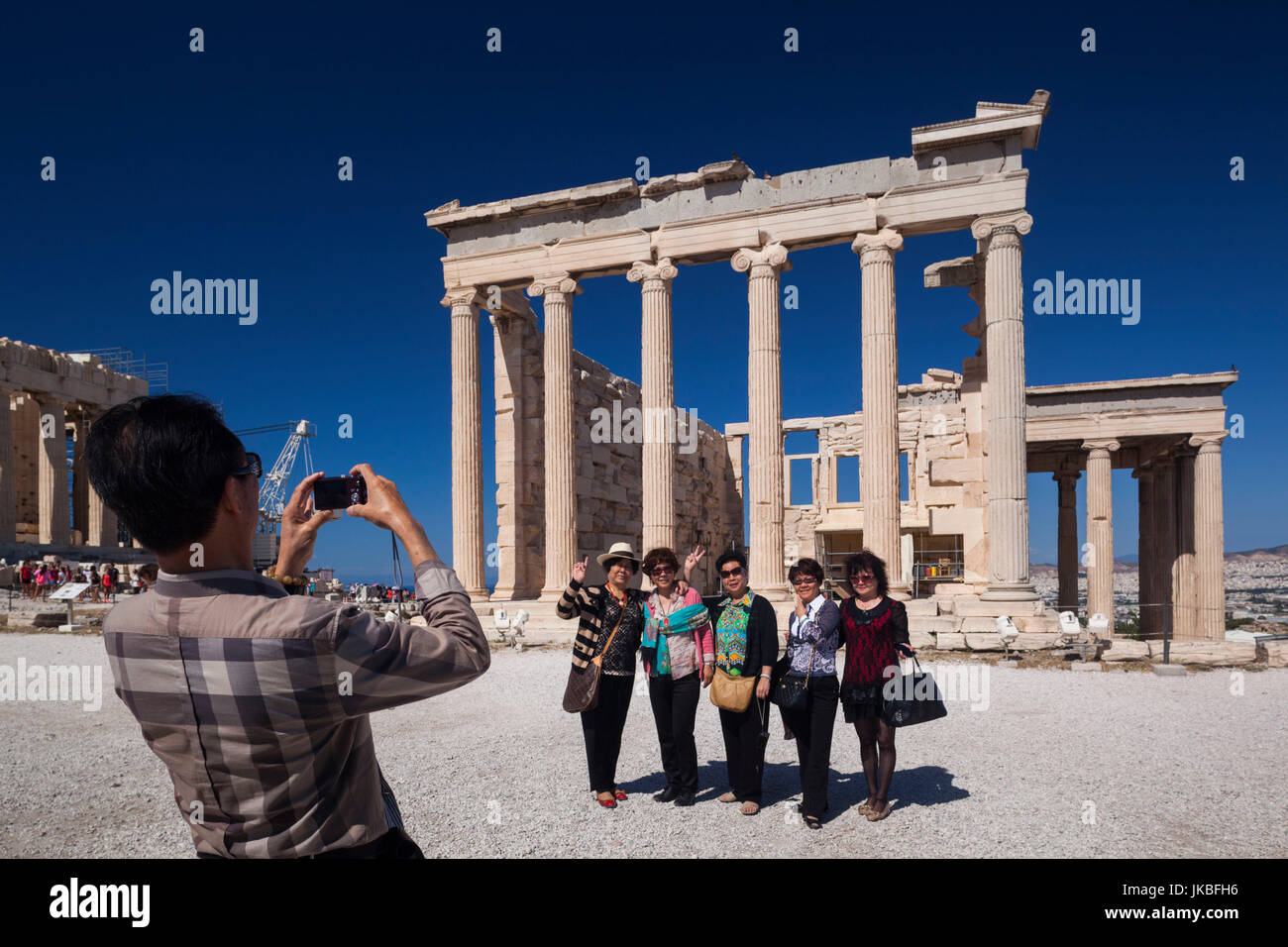 Greece, Central Greece Region, Athens, Acropolis, The Parthenon Stock ...