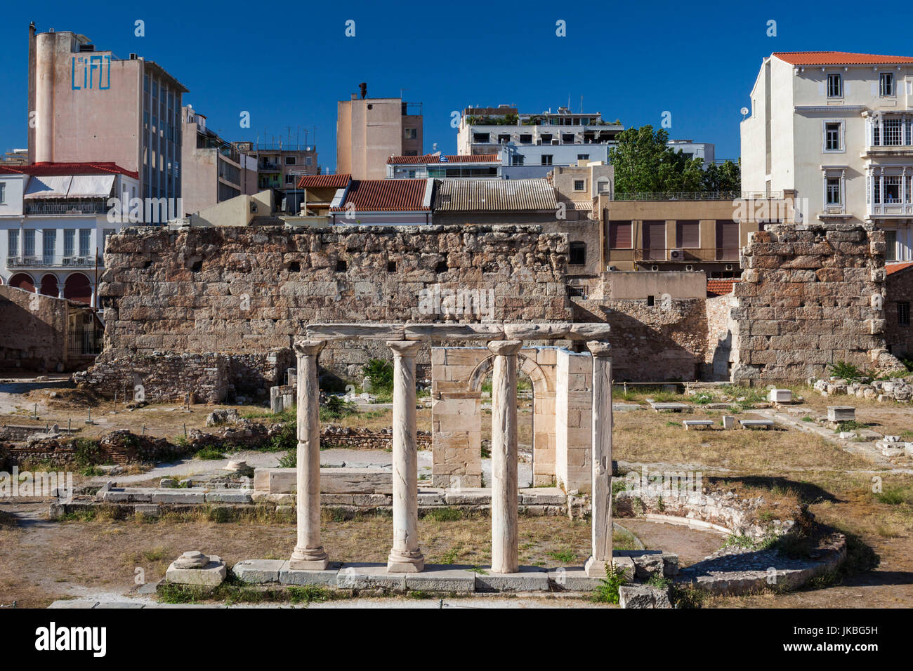 Athens agorà view hi-res stock photography and images - Alamy