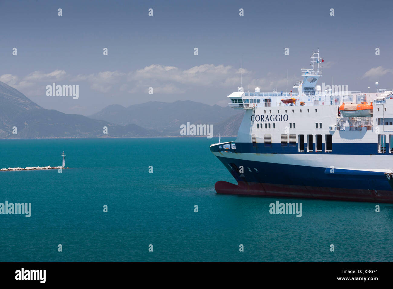 Greece, Peloponese Region, Patra, harbor Stock Photo - Alamy