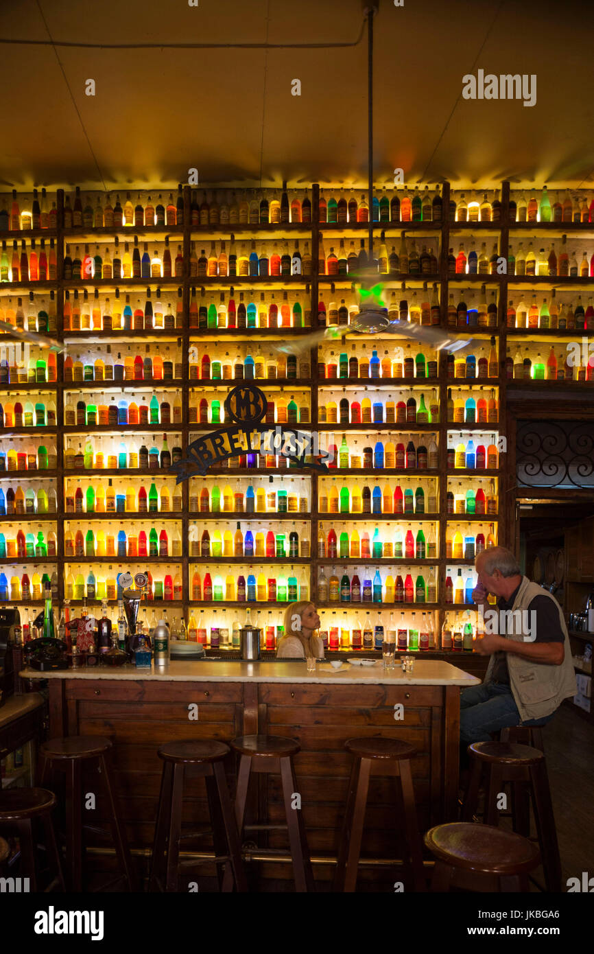 Greece, Central Greece Region, Athens, Brettos Bar, interior Stock ...