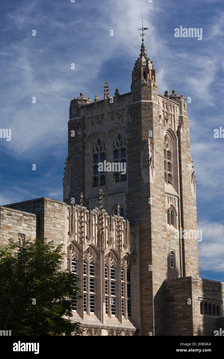 USA, New Jersey, Princeton, Princeton University, Firestone Library ...