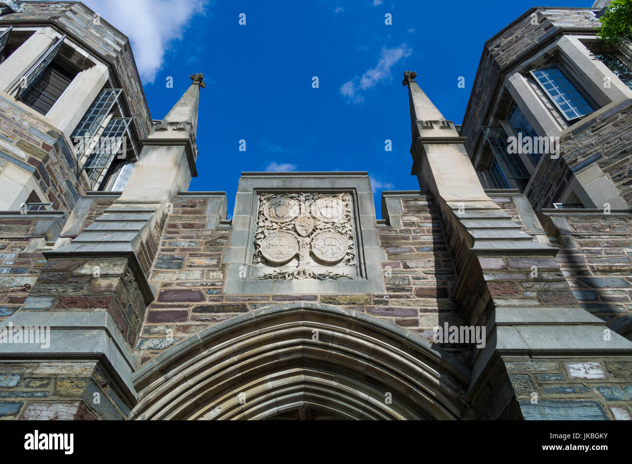 USA, New Jersey, Princeton, Princeton University, building detail Stock ...