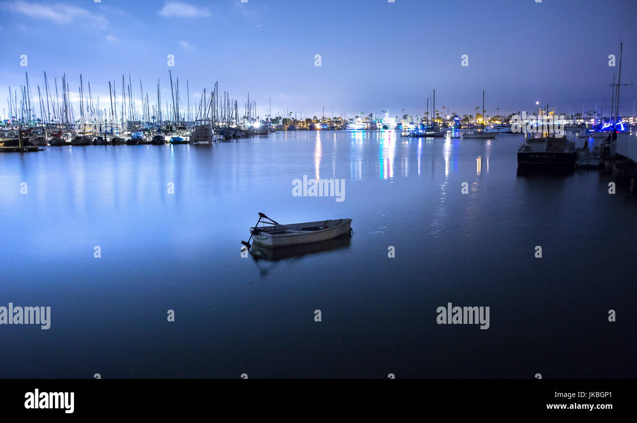 Night harbor speedboat hi-res stock photography and images - Alamy