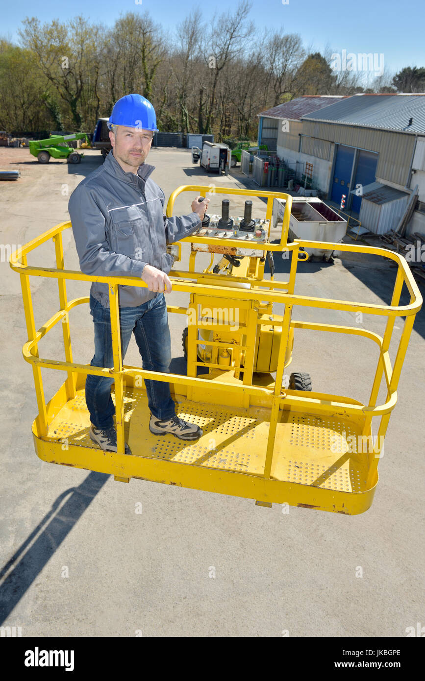 Platform truck high ladder hi-res stock photography and images - Alamy