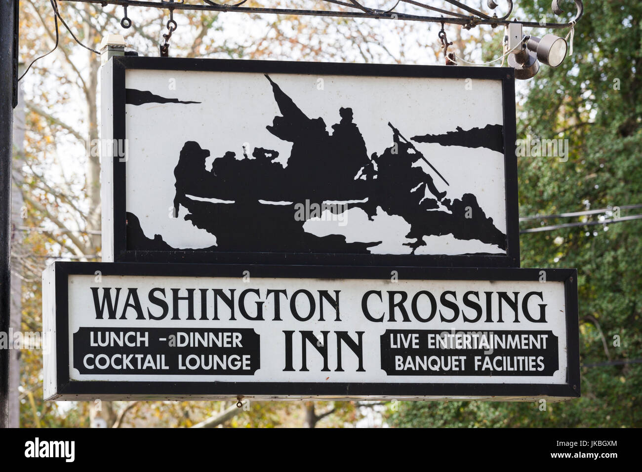 USA, Pennsylvania, Bucks County, Washington Crossing, Washington ...
