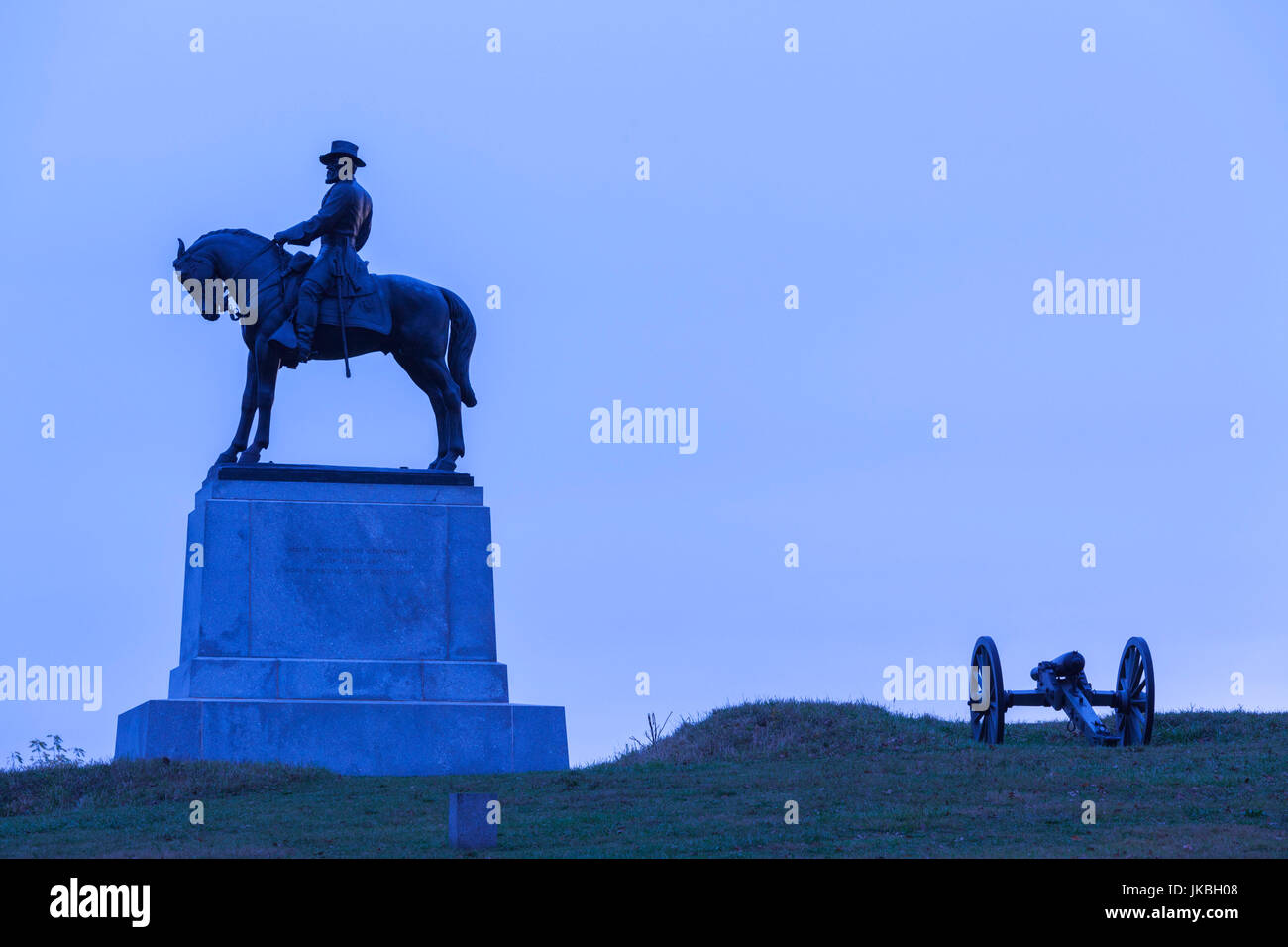USA, Pennsylvania, Gettysburg, Battle of Gettysburg, monument to Major ...