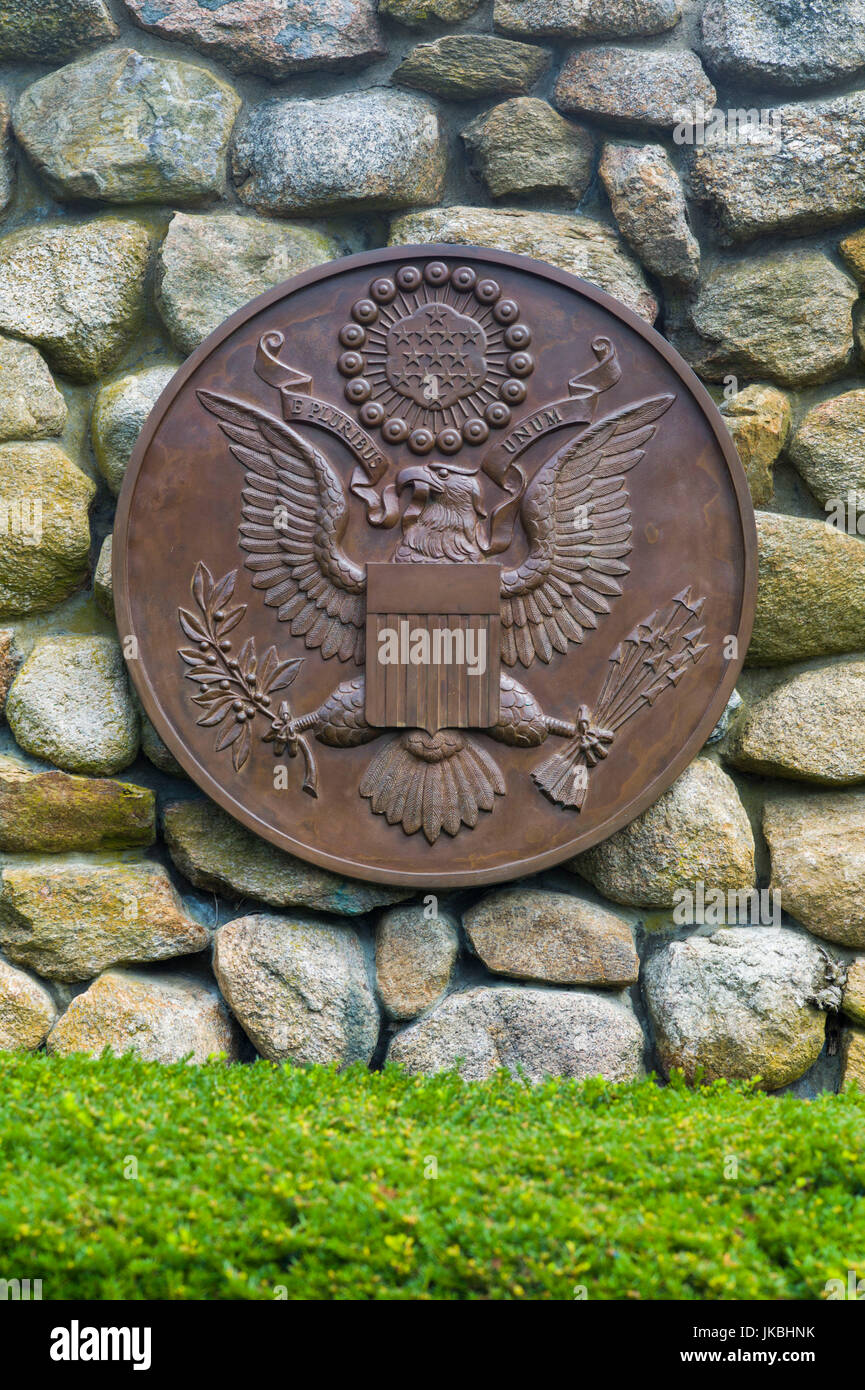 USA, Massachusetts, Cape Cod, Hyannis, JFK Memorial, Monument to ...