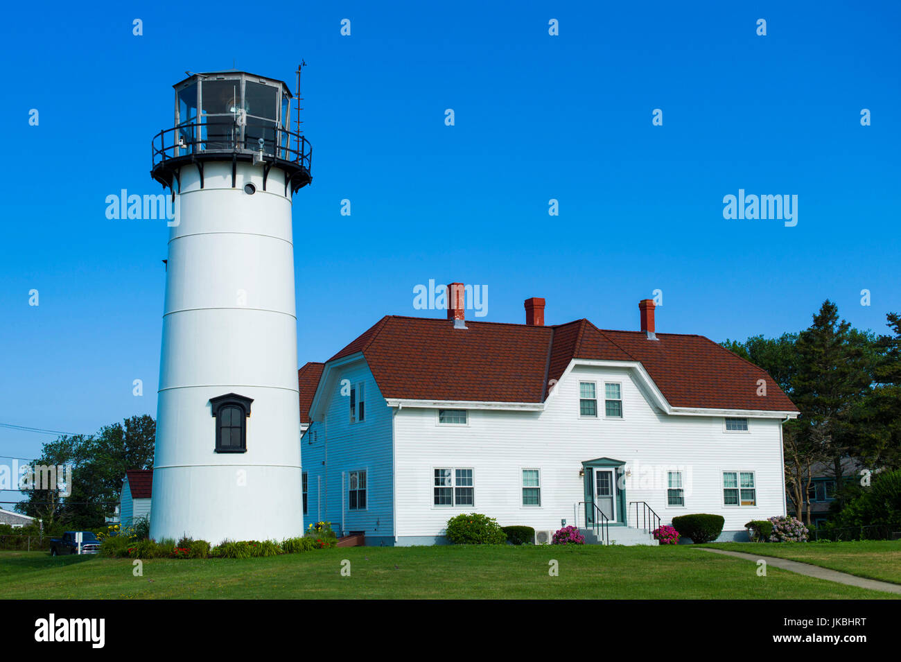 USA, Massachusetts, Cape Cod, Chatham, Chatham Lighthouse Stock Photo ...
